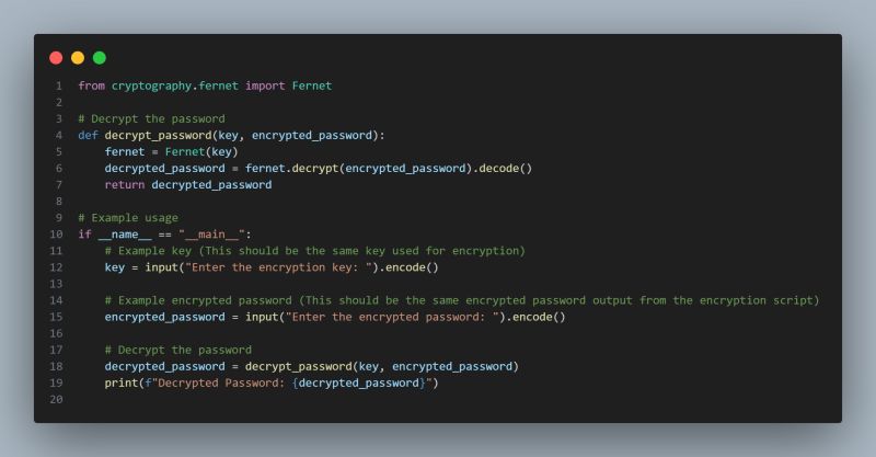 Sanjay Sharma on LinkedIn: Password Decryption Using Python. Sanjay Sharma on LinkedIn: Password Decryption Using Python.
