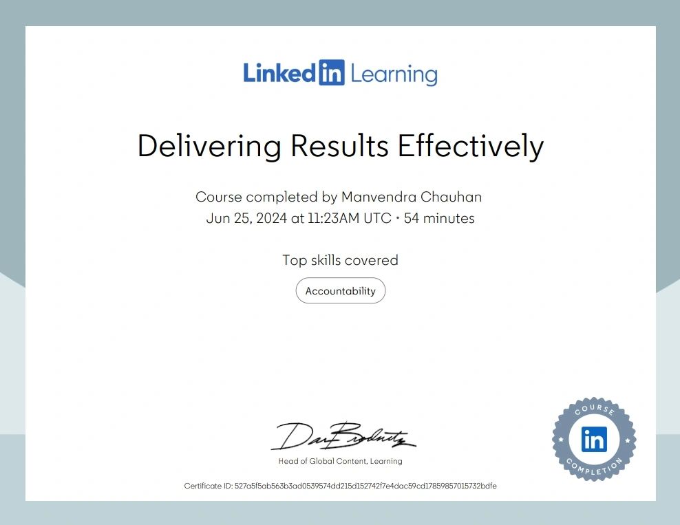 Manvendra Singh Chauhan posted on LinkedIn Manvendra Singh Chauhan posted on LinkedIn