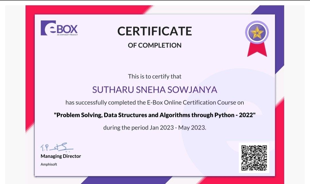 Sowjanya Sutharu on LinkedIn: #datastructures #algorithms #python # ... Sowjanya Sutharu on LinkedIn: #datastructures #algorithms #python # ...