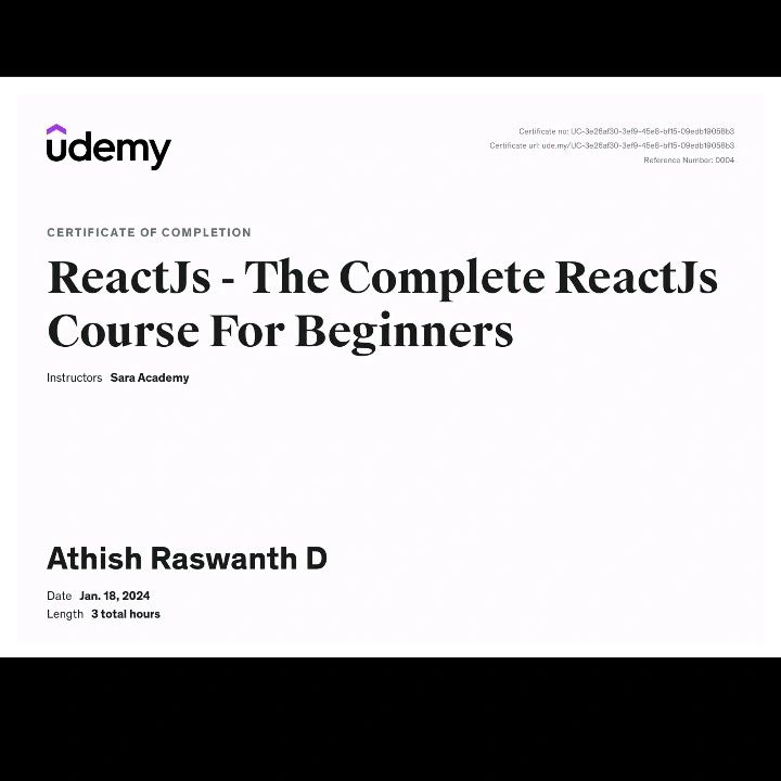 Athish raswanth d on LinkedIn: #saraacademy #reactjs #webdevelopment # ... Athish raswanth d on LinkedIn: #saraacademy #reactjs #webdevelopment # ...