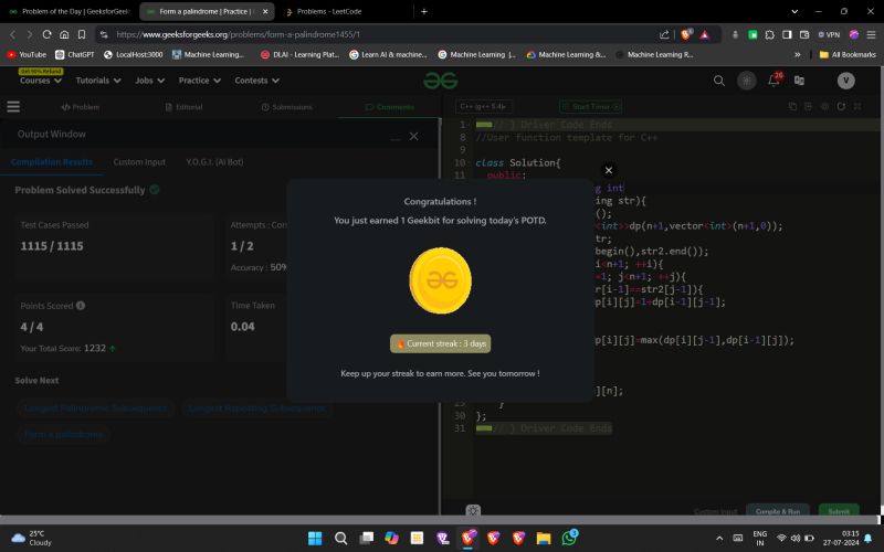 Chandan Kumar on LinkedIn: #geekstreak2024 #gfg #coding #dsa Chandan Kumar on LinkedIn: #geekstreak2024 #gfg #coding #dsa