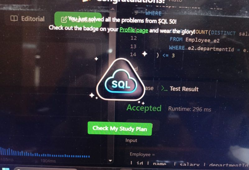 Dilkash Ejaz on LinkedIn: #sql #leetcode #datascience #machinelearning ... Dilkash Ejaz on LinkedIn: #sql #leetcode #datascience #machinelearning ...