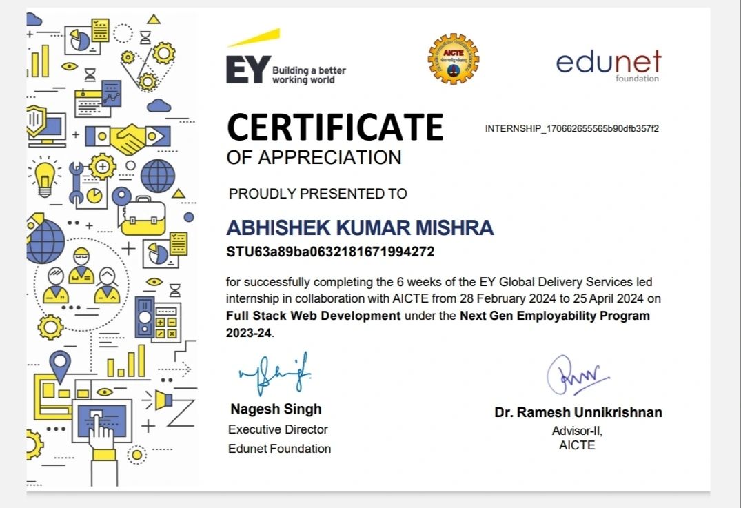 Abhishek Kumar Mishra on LinkedIn: #internship #python #collaboration Abhishek Kumar Mishra on LinkedIn: #internship #python #collaboration