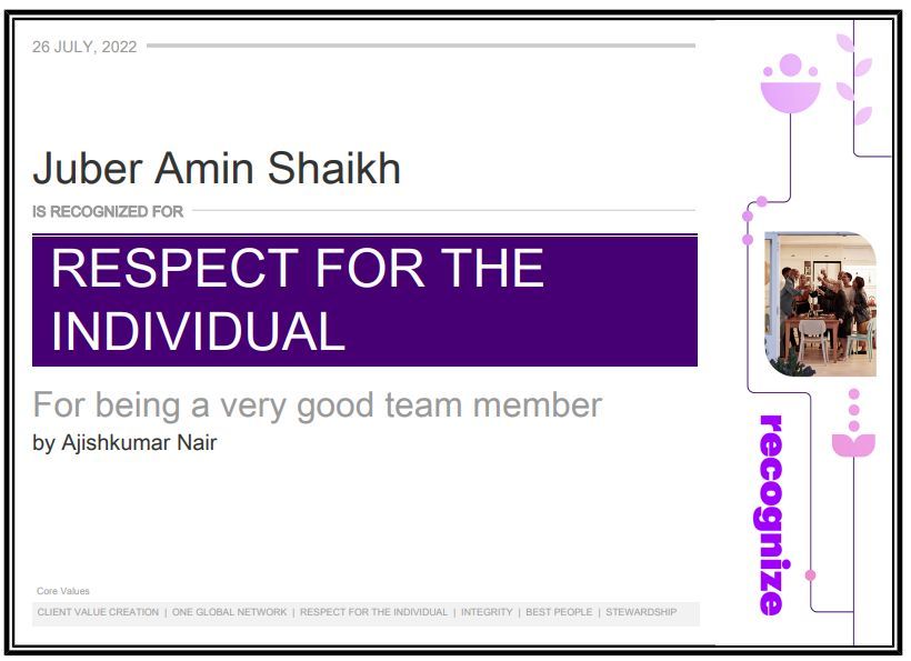 Juber Shaikh on LinkedIn: #accenture Juber Shaikh on LinkedIn: #accenture