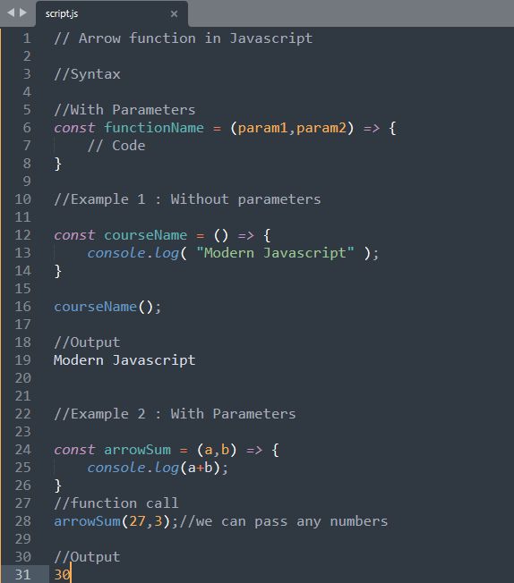 Learn about Arrow functions in Javascript | Sudesh Kalokhe posted on ... Learn about Arrow functions in Javascript | Sudesh Kalokhe posted on ...