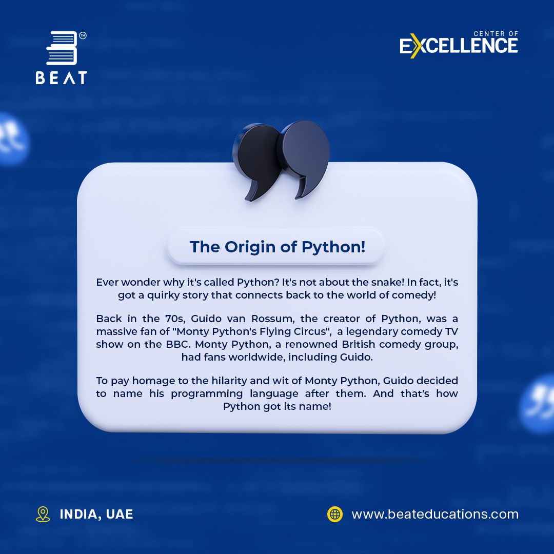 BEAT Educations on LinkedIn: #pythonprogramming #programminglanguages # ... BEAT Educations on LinkedIn: #pythonprogramming #programminglanguages # ...