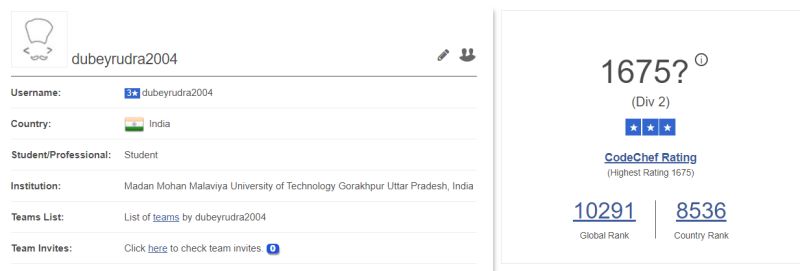 Rudra Dubey on LinkedIn: #codechef #starter126 #coding # ... Rudra Dubey on LinkedIn: #codechef #starter126 #coding # ...