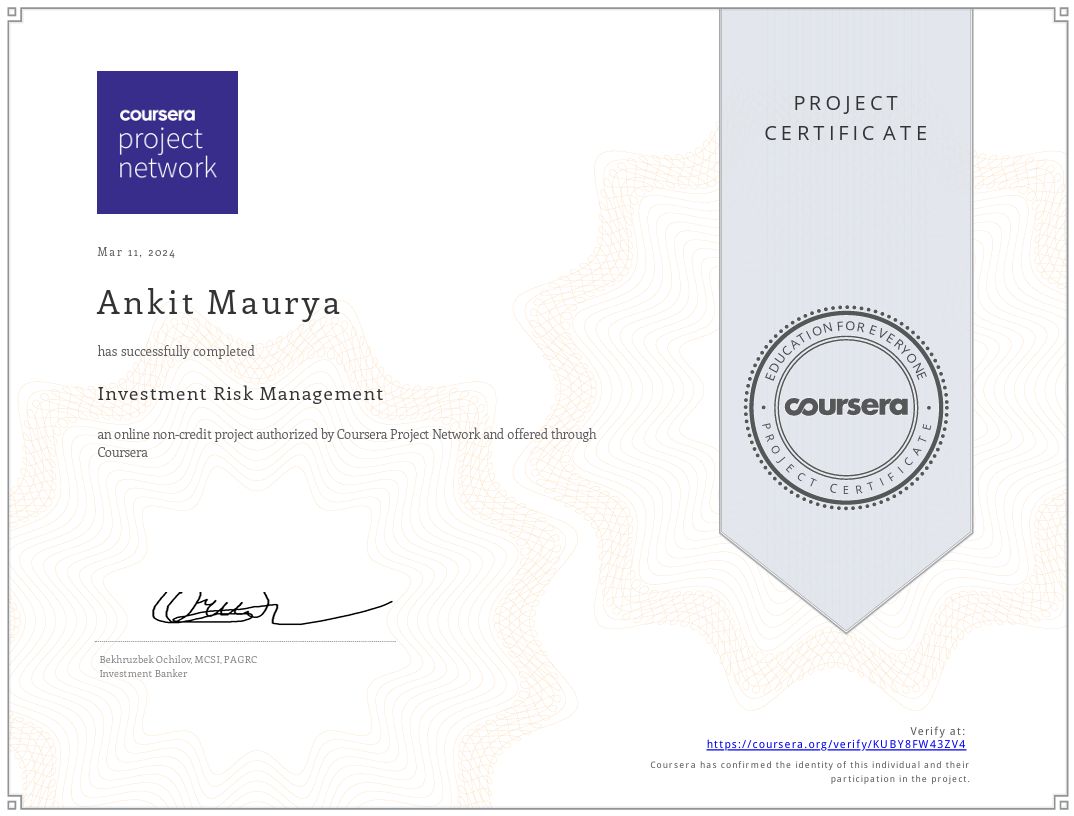 Ankit Maurya on LinkedIn: #riskmanagementdoneright Ankit Maurya on LinkedIn: #riskmanagementdoneright