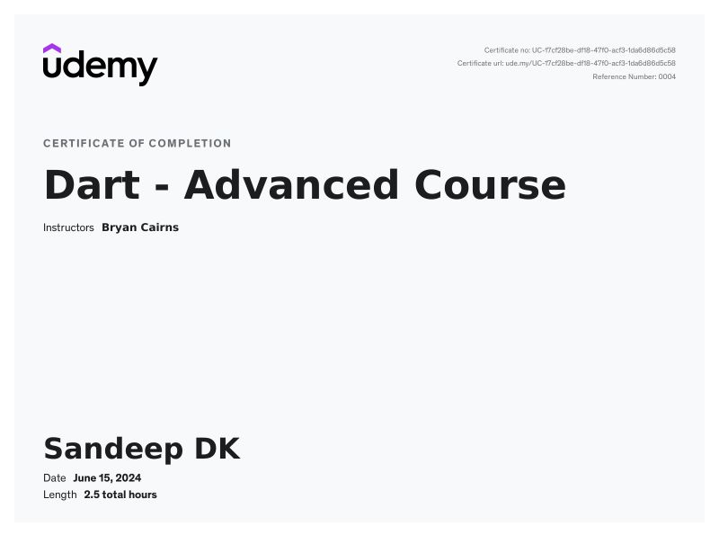 Sandeep DK on LinkedIn: #dart #programming #udemy #lifelonglearning # ... Sandeep DK on LinkedIn: #dart #programming #udemy #lifelonglearning # ...