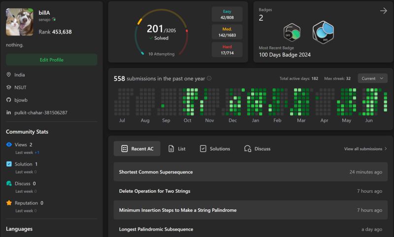 Pulkit Chahar on LinkedIn: #leetcode #coding #programming # ... Pulkit Chahar on LinkedIn: #leetcode #coding #programming # ...