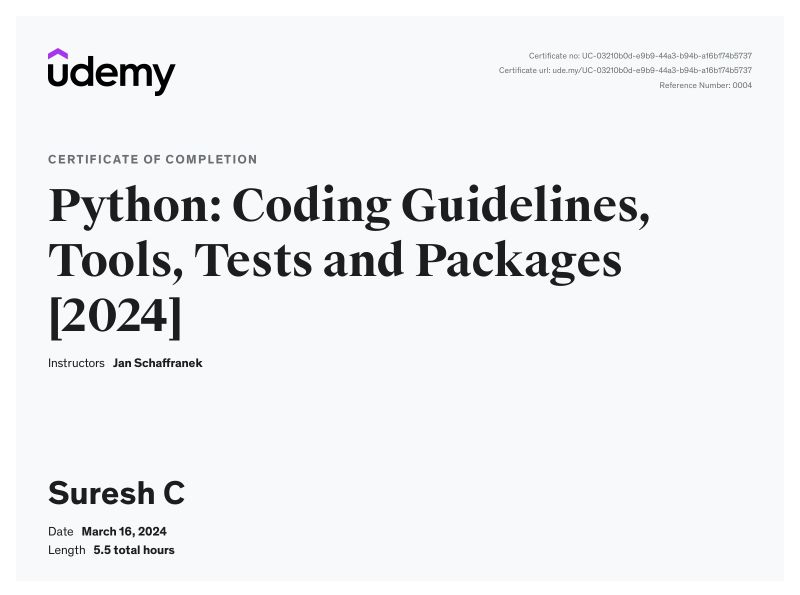 Suresh Chandra Sekar on LinkedIn: #python #pythonprogramminglanguage # ... Suresh Chandra Sekar on LinkedIn: #python #pythonprogramminglanguage # ...