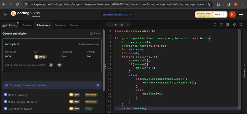 Day 31 of #100daysofcoding challenge in C++ | Karan Gupta posted on the ... Day 31 of #100daysofcoding challenge in C++ | Karan Gupta posted on the ...
