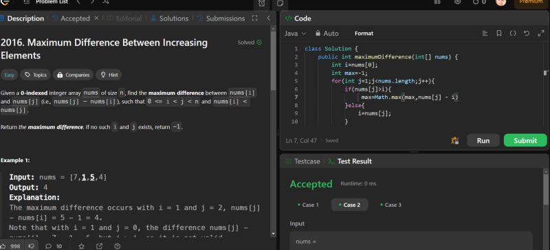 Srikant Mahanty on LinkedIn: #leetcode #java #array Srikant Mahanty on LinkedIn: #leetcode #java #array