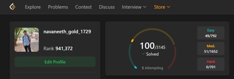 Completed 100 Data Structures and Algorithms on LeetCode | Adharapuram ... Completed 100 Data Structures and Algorithms on LeetCode | Adharapuram ...