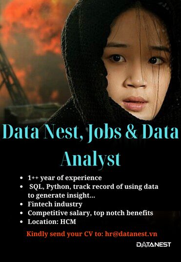 Data Nest on LinkedIn: 💥URGENT NEED DATA ANALYST - HCM!!! Data Nest tha ... Data Nest on LinkedIn: 💥URGENT NEED DATA ANALYST - HCM!!! Data Nest tha ...