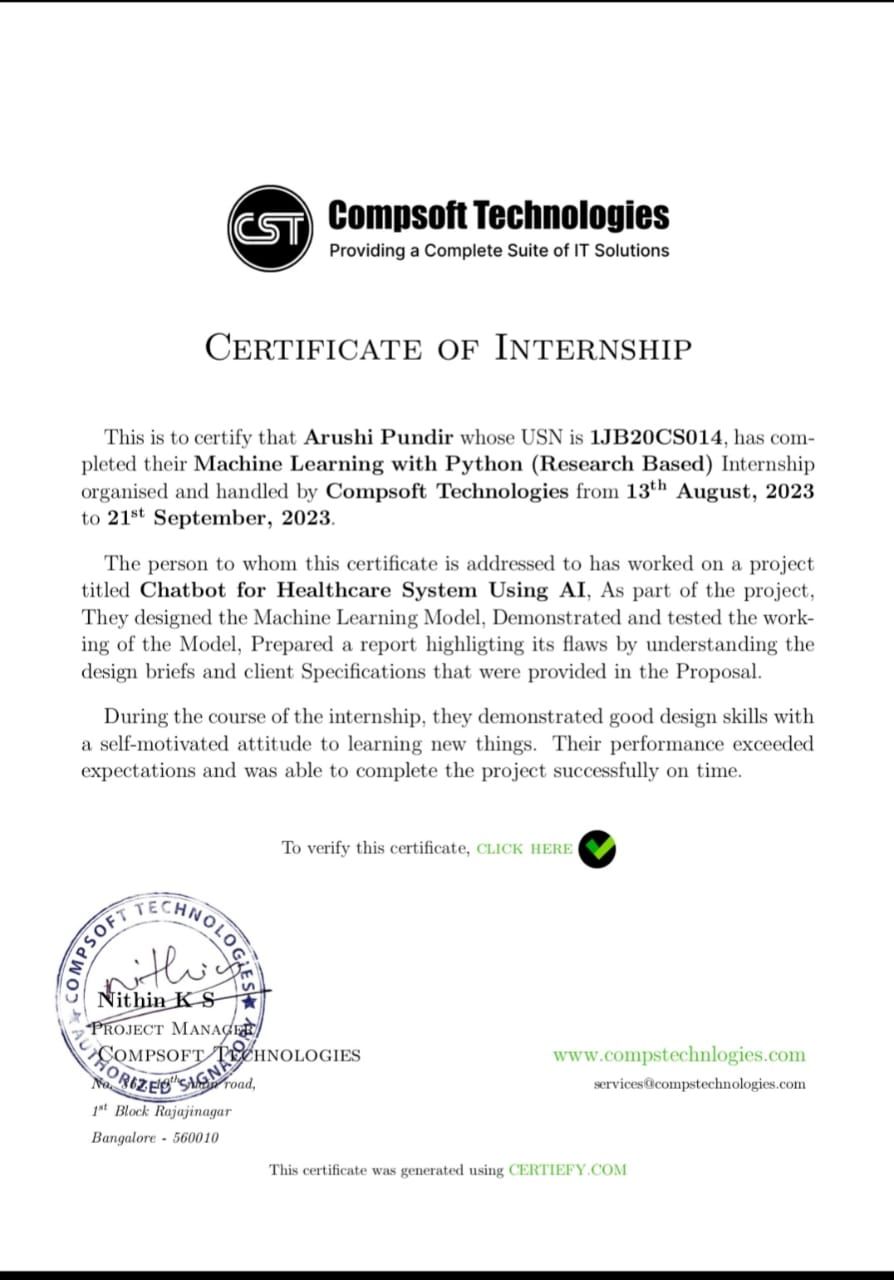 Arushi Pundir on LinkedIn: #internship #machinelearrning #engineering # ... Arushi Pundir on LinkedIn: #internship #machinelearrning #engineering # ...