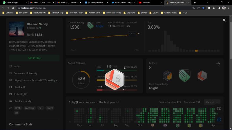Bhaskar Nandy on LinkedIn: #coding #codinglife #codingpractice #dsa # ... Bhaskar Nandy on LinkedIn: #coding #codinglife #codingpractice #dsa # ...