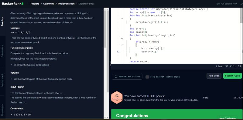 Day 40 of #100daysofcode: migratory birds | shreya kasinadhuni posted ... Day 40 of #100daysofcode: migratory birds | shreya kasinadhuni posted ...