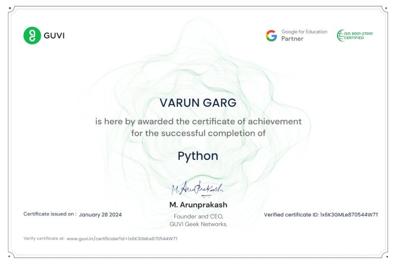 Varun Garg on LinkedIn: #pythonprogramming #python #programming #pps #tech Varun Garg on LinkedIn: #pythonprogramming #python #programming #pps #tech
