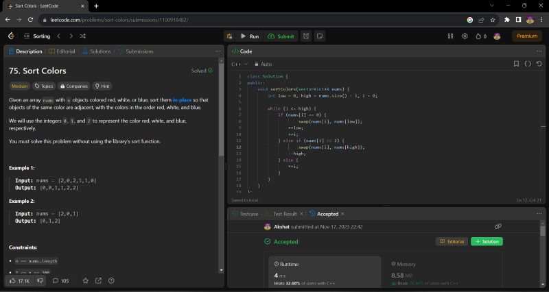 Akshat Sharma on LinkedIn: #day29 #30daysofcodechallenge #leetcode # ... Akshat Sharma on LinkedIn: #day29 #30daysofcodechallenge #leetcode # ...