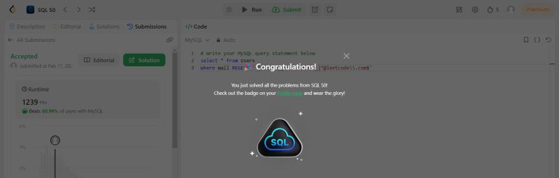 V A Eswar Tummalapalli on LinkedIn: #sql #leetcode #achievementunlocked ... V A Eswar Tummalapalli on LinkedIn: #sql #leetcode #achievementunlocked ...