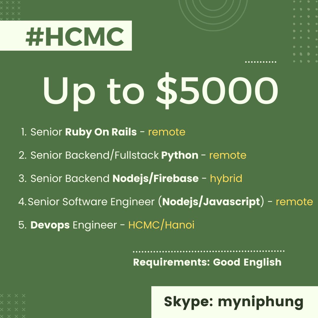 Thuc Anh (Anna) on LinkedIn: #ruby #python #nodejs #firebase #nodejs # ... Thuc Anh (Anna) on LinkedIn: #ruby #python #nodejs #firebase #nodejs # ...