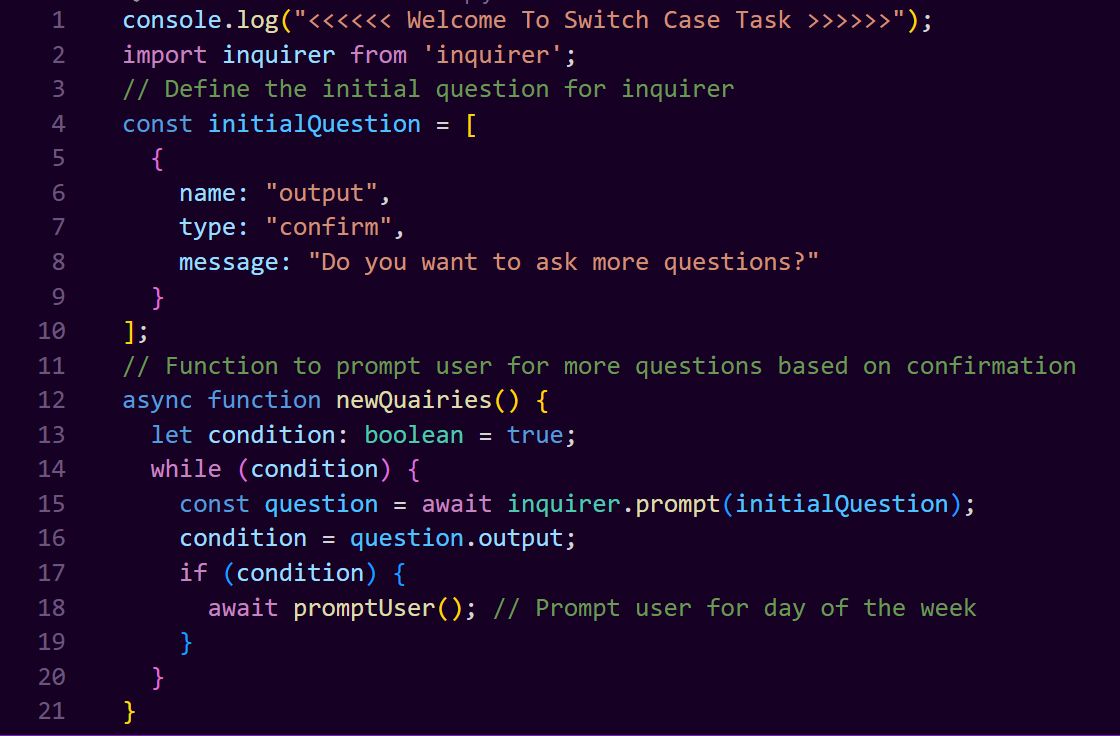 Zahida Abbasi on LinkedIn: #nodejs #cli #inquirerjs #javascript # ... Zahida Abbasi on LinkedIn: #nodejs #cli #inquirerjs #javascript # ...
