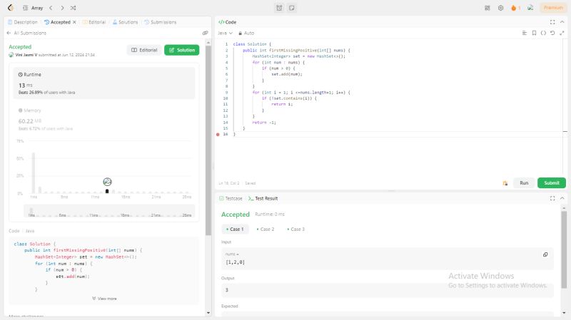 Vini Jasmi V on LinkedIn: #100daysofcode #leetcode #coding #algorithms ... Vini Jasmi V on LinkedIn: #100daysofcode #leetcode #coding #algorithms ...