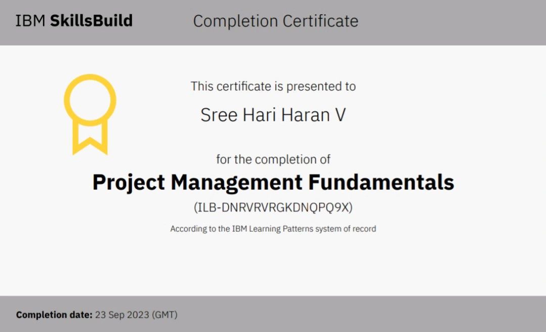 Sree Hari Haran V on LinkedIn: Hi Connections ! I'm so glad to share ... Sree Hari Haran V on LinkedIn: Hi Connections ! I'm so glad to share ...