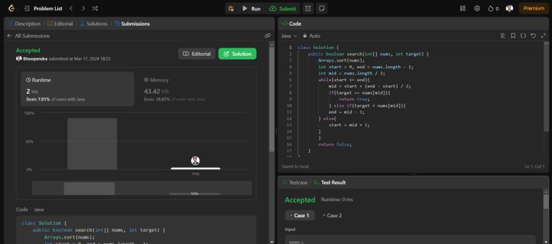 Bhoopendra . on LinkedIn: #100days100leetcode #binarysearch #sorting # ... Bhoopendra . on LinkedIn: #100days100leetcode #binarysearch #sorting # ...