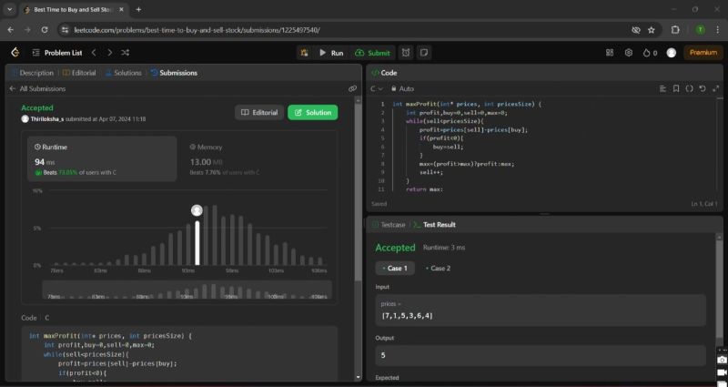 Thiriloksha S on LinkedIn: #leetcode #codingchallenge #100daysofcode Thiriloksha S on LinkedIn: #leetcode #codingchallenge #100daysofcode
