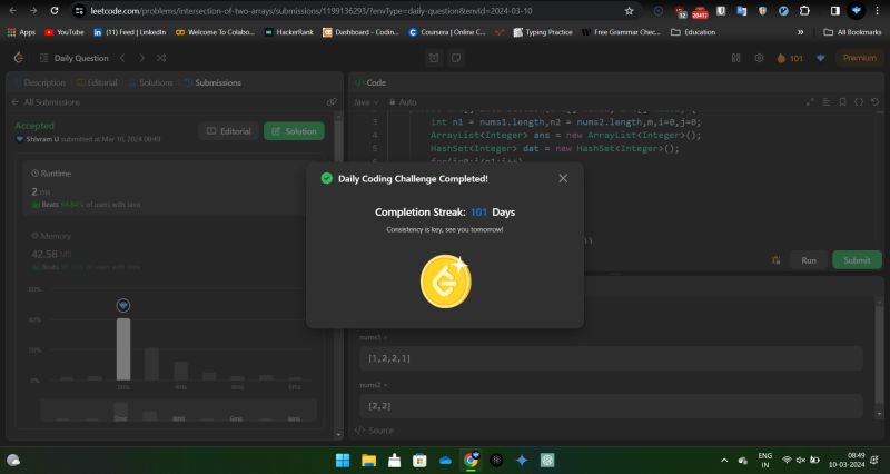 Shivram U on LinkedIn: #leetcode #100daysstreak #leetcode2024 #coding # ... Shivram U on LinkedIn: #leetcode #100daysstreak #leetcode2024 #coding # ...