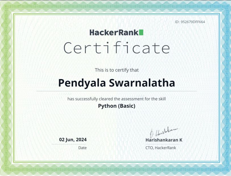 Swarnalatha Pendyala on LinkedIn: #python #programming #coding # ... Swarnalatha Pendyala on LinkedIn: #python #programming #coding # ...