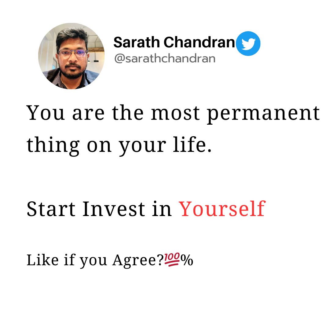 Sarath Chandran . on LinkedIn: Agree? Sarath Chandran . on LinkedIn: Agree?