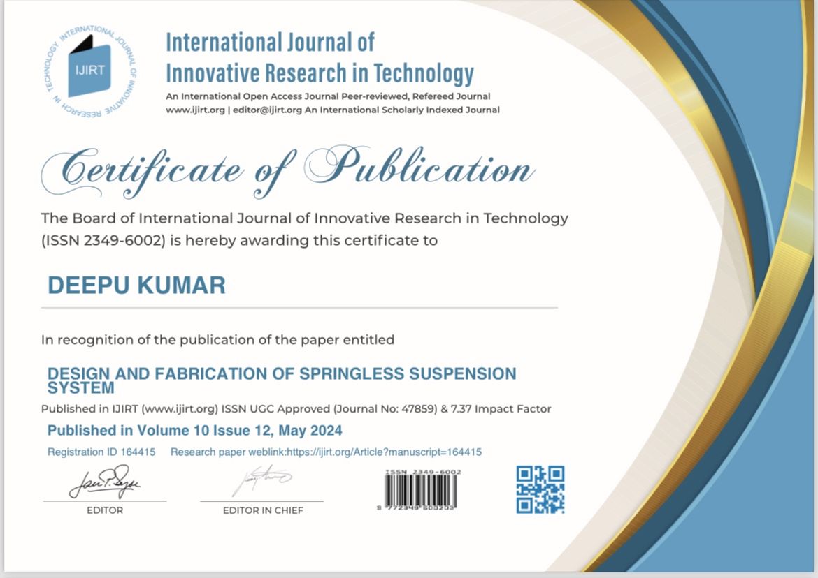 Deepu Kumar on LinkedIn: International Journal of Innovative Research ... Deepu Kumar on LinkedIn: International Journal of Innovative Research ...
