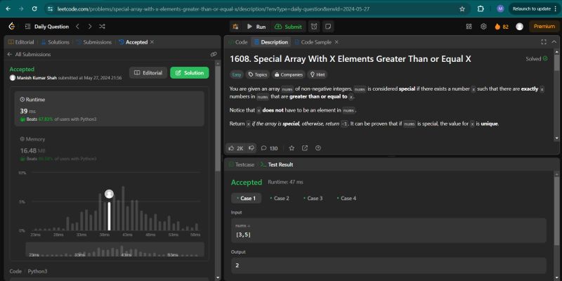 Manish Kumar Shah on LinkedIn: #day83 #100daysofcodingchallenge # ... Manish Kumar Shah on LinkedIn: #day83 #100daysofcodingchallenge # ...