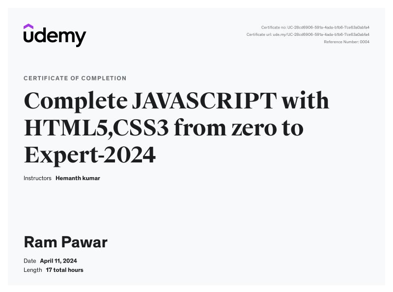 Ram Pawar on LinkedIn: #webdevelopment #javascript #html5 #css3 # ... Ram Pawar on LinkedIn: #webdevelopment #javascript #html5 #css3 # ...
