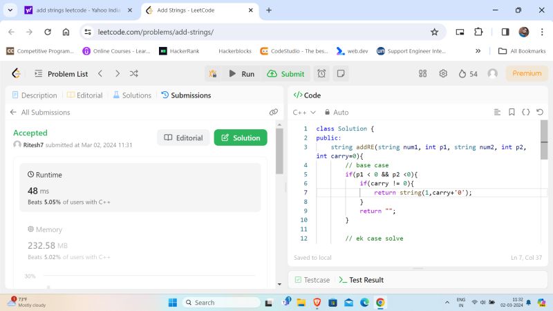 Ritesh Yadav on LinkedIn: #leetcode #gfg #lovebabbar Ritesh Yadav on LinkedIn: #leetcode #gfg #lovebabbar