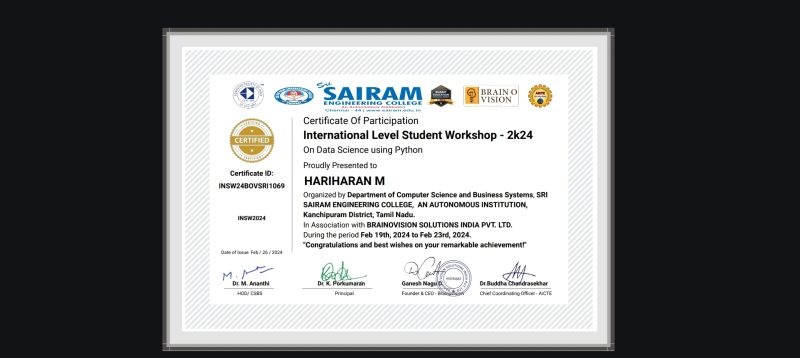 Hariharan Mohan on LinkedIn: #python #pythonprogramming # ... Hariharan Mohan on LinkedIn: #python #pythonprogramming # ...