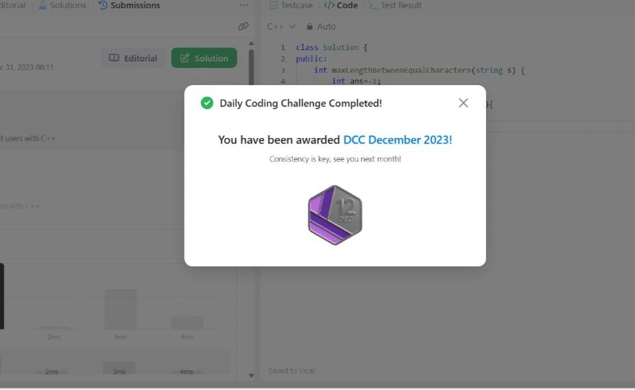 Suraj Kasaudhan on LinkedIn: #consistency #leetcodechallenge #practice Suraj Kasaudhan on LinkedIn: #consistency #leetcodechallenge #practice