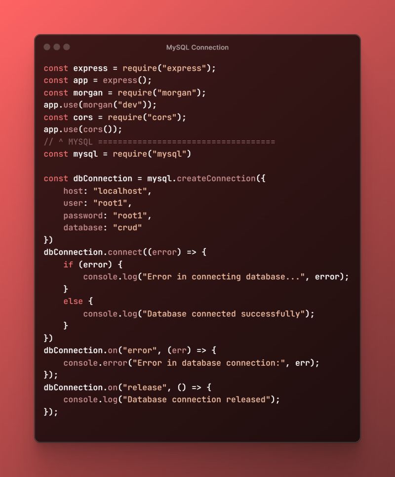 Piyush Thaware on LinkedIn: #mysql #nodejs #express #crud # ... Piyush Thaware on LinkedIn: #mysql #nodejs #express #crud # ...