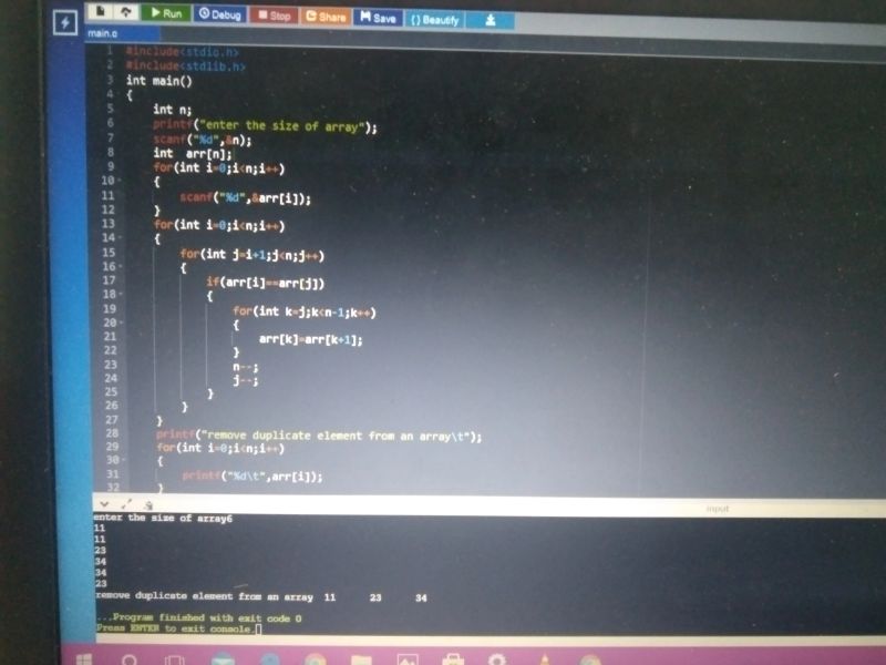 SANJAYSRINIVASAN G on LinkedIn: Remove duplicate element from array SANJAYSRINIVASAN G on LinkedIn: Remove duplicate element from array