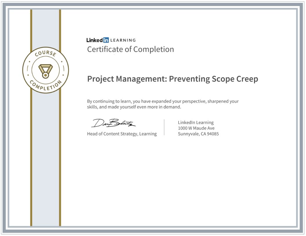 Project Management: Preventing Scope Creep on LinkedIn: # ... Project Management: Preventing Scope Creep on LinkedIn: # ...