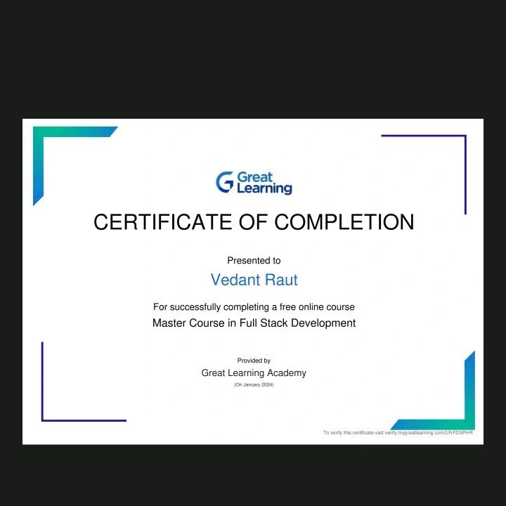 Vedant Raut on LinkedIn: #fullstackdevelopment #careerprogression # ... Vedant Raut on LinkedIn: #fullstackdevelopment #careerprogression # ...