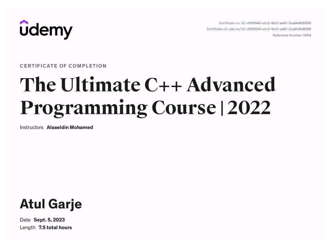 Atul Garje on LinkedIn: #cplusplus #advancedprogramming #codingjourney ... Atul Garje on LinkedIn: #cplusplus #advancedprogramming #codingjourney ...
