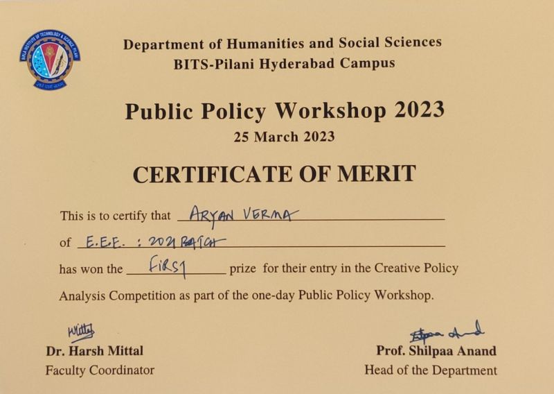 Aryan Verma on LinkedIn: #consulting #publicpolicy Aryan Verma on LinkedIn: #consulting #publicpolicy