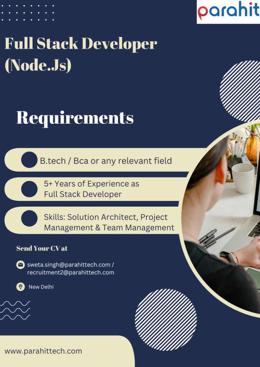 Parahittech on LinkedIn: #hiring #fullstackdeveloper #nodejs #techjobs ... Parahittech on LinkedIn: #hiring #fullstackdeveloper #nodejs #techjobs ...