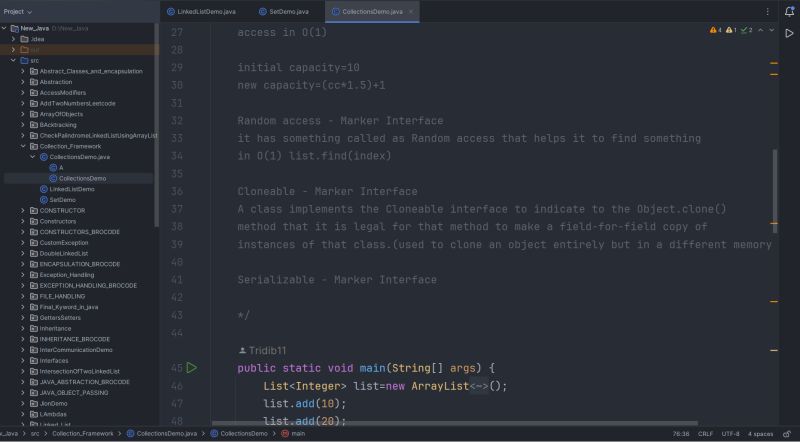 Tridib Ghosh on LinkedIn: #java #collectionsframework #learninginpublic ... Tridib Ghosh on LinkedIn: #java #collectionsframework #learninginpublic ...