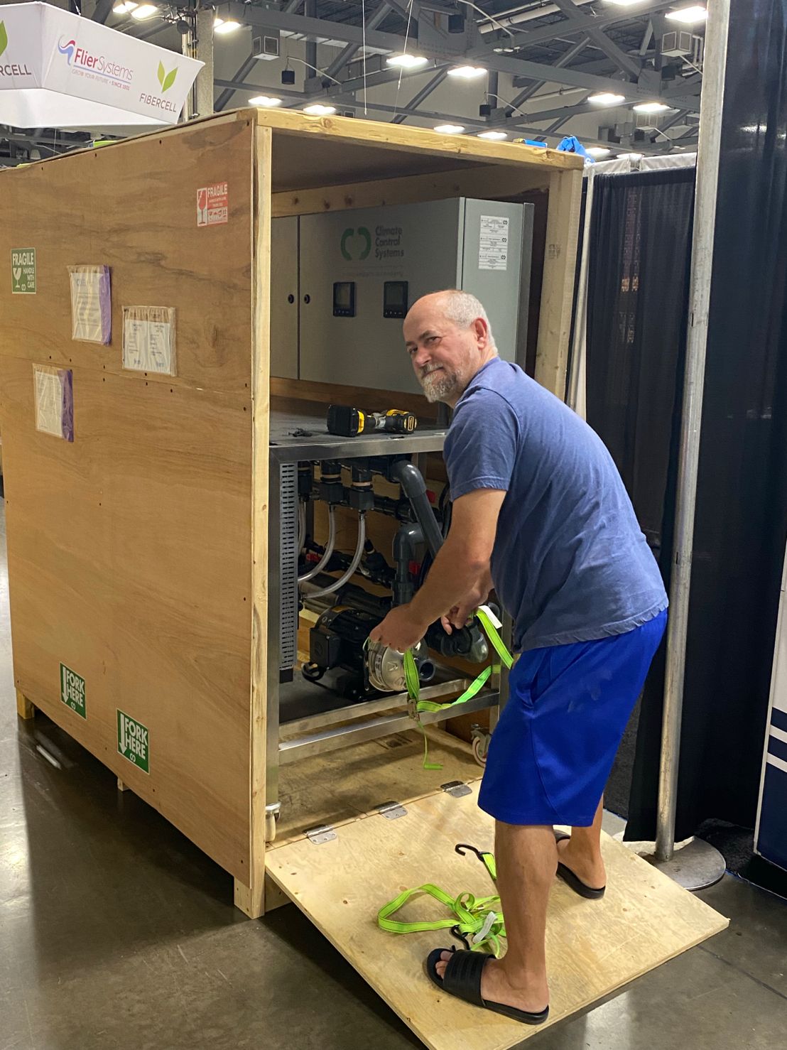 Climate Control Systems Inc on LinkedIn: Getting started with booth set ... Climate Control Systems Inc on LinkedIn: Getting started with booth set ...
