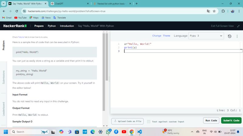 Pugazhendhi R on LinkedIn: #hackerrank #python #learning #problemsolving Pugazhendhi R on LinkedIn: #hackerrank #python #learning #problemsolving